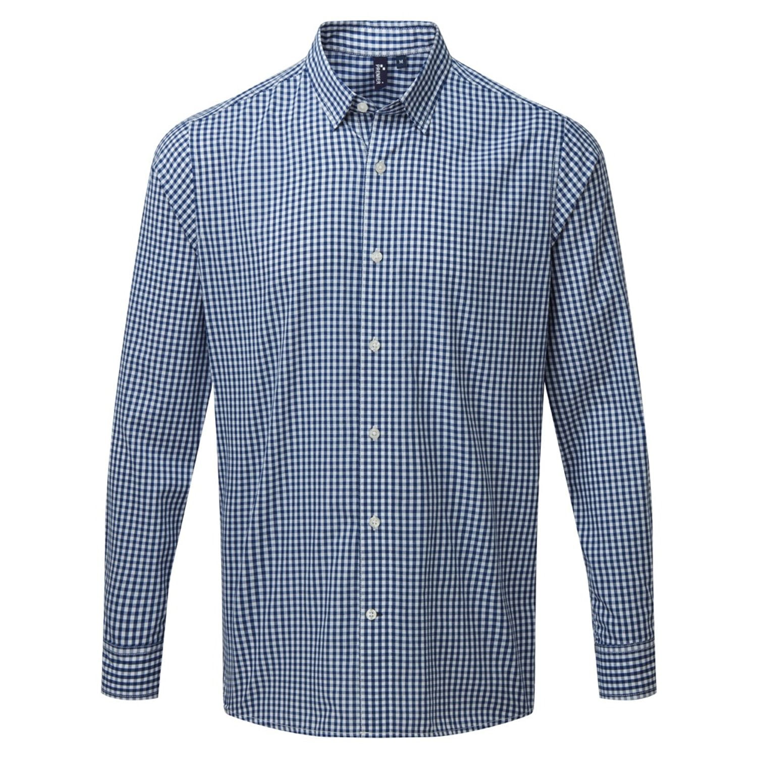 Click here for Premier Mens Maxton Check Long Sleeve Shirt S prices