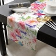 Colorful Hummingbird Table Runner 72 Inches Long - Spring Pink Flowers ...