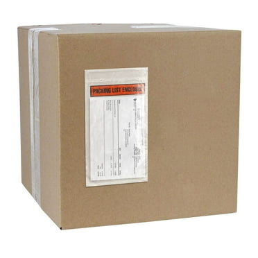 Clear Top Loading Packing List Envelopes, 7 x 10 Inches. 1000 Pack ...