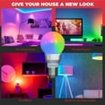 IYFFDFE-Kobra LED Color Changing Light Bulb with Remote Control - 16 ...