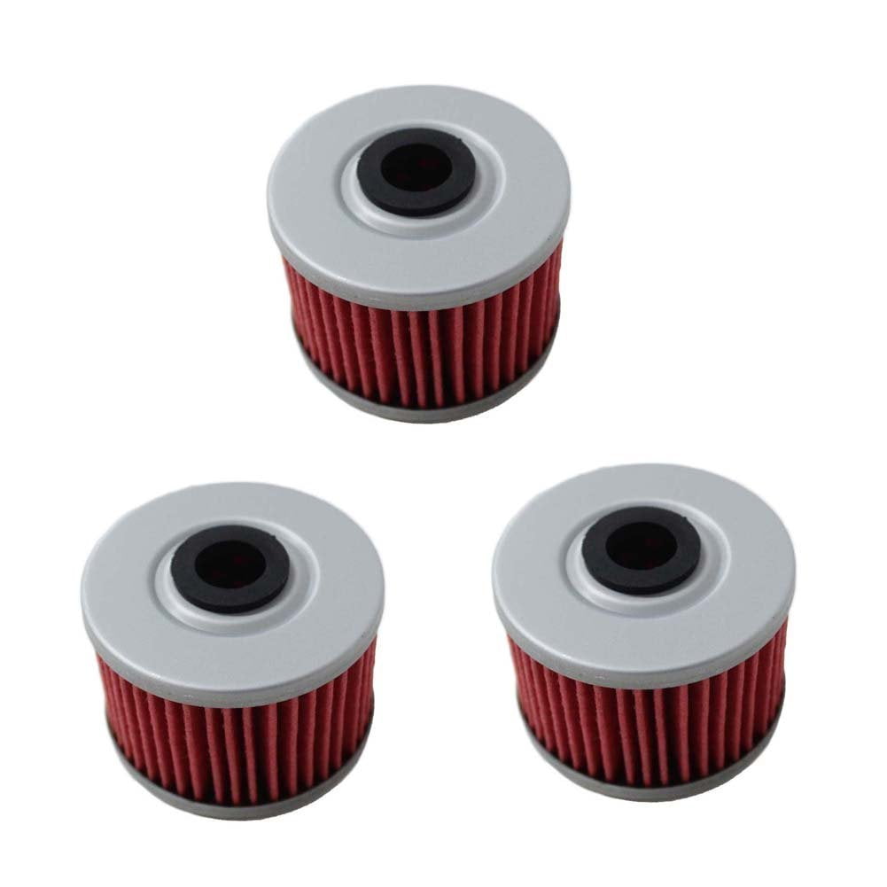 3 Pack Oil Filter KAWASAKI KX KLX KSR Suzuki DRZ 110 140 125 300 HF112 ...