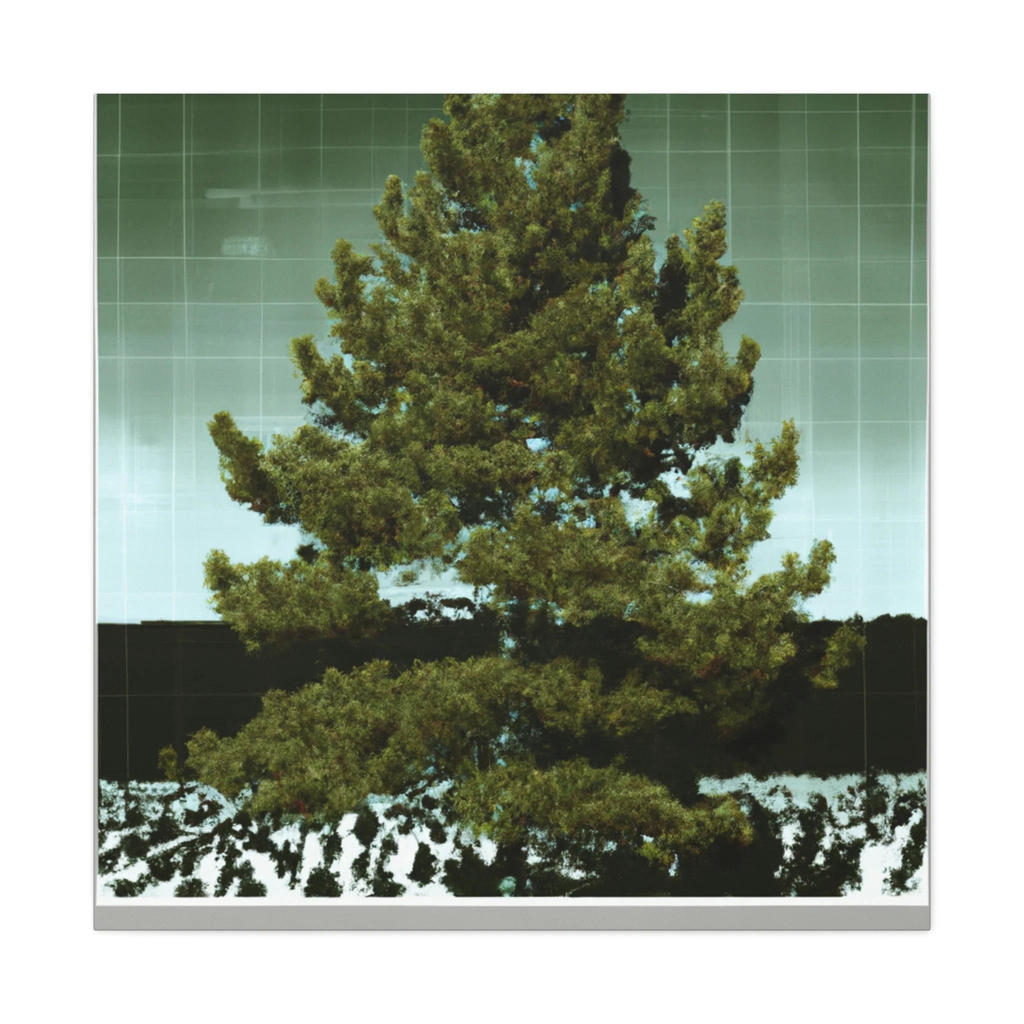 Pine Tree Pop Art - Canvas - Walmart.com