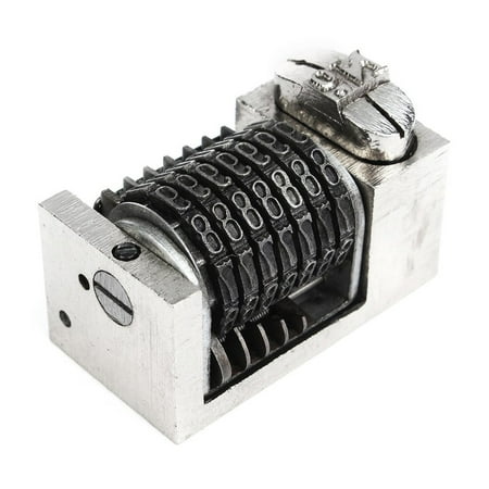 Numbering Machine 7 Digit Backward Flat Press Lead Printing Letterpress ...