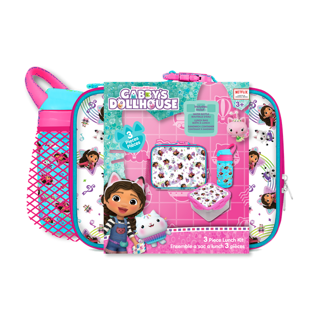 Gabby's Dollhouse 3pc Lunch Bag Set - Walmart.ca
