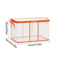 2 Pack Large Heavy-Duty Thick Plastic Clear Storage Bag for Clothes ...