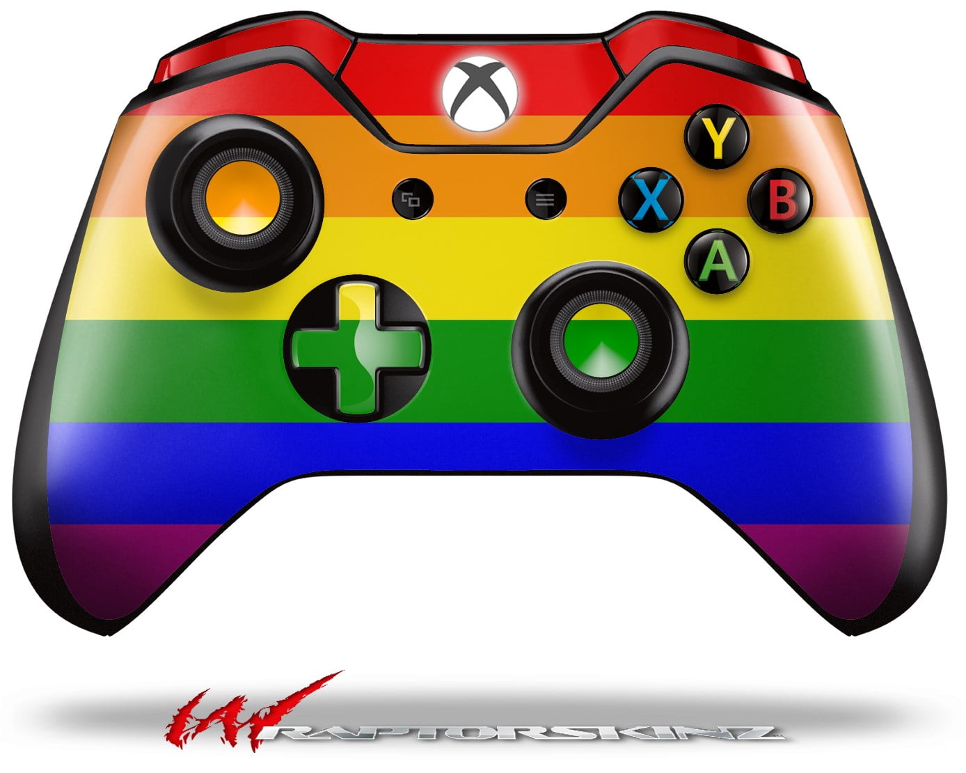 Decal Style Skin for Microsoft XBOX One Wireless Controller Rainbow ...