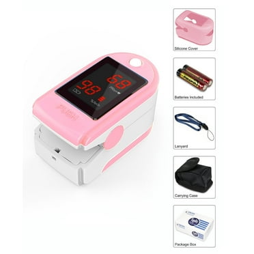 FaceLake FL-400 Fingertip Pulse Oximeter (Pink) - Walmart.com