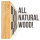 Brybelly Natural Wooden Folding Chess Game with Staunton Wood Carved ...