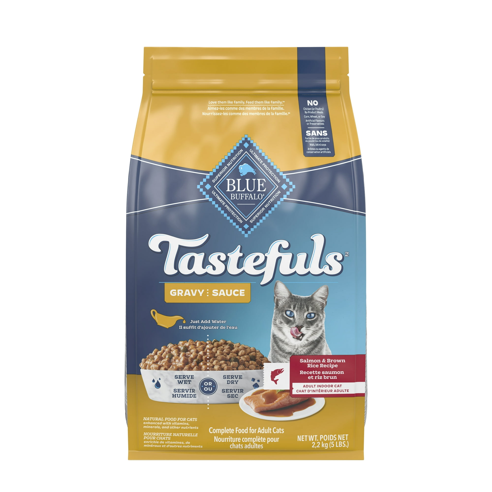 Click here for Blue Buffalo Blue Tastefuls Salmon & Gravy Adult C... prices