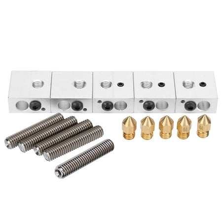 Aluminum Heating Block,Aluminum Heating Block for Makerbot/MK7/MK8 Hot ...