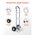 Hand Truck, 500 lbs Load Capacity, Heavy-Duty Hand Truck Dolly with Non ...