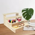Segolike Wood Display Riser Stand Showcase Fixtures Countertop Jewelry ...