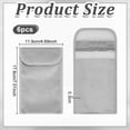6Pcs Cloth Security Faraday Bags for Key-Fob Protector Anti-tracking ...