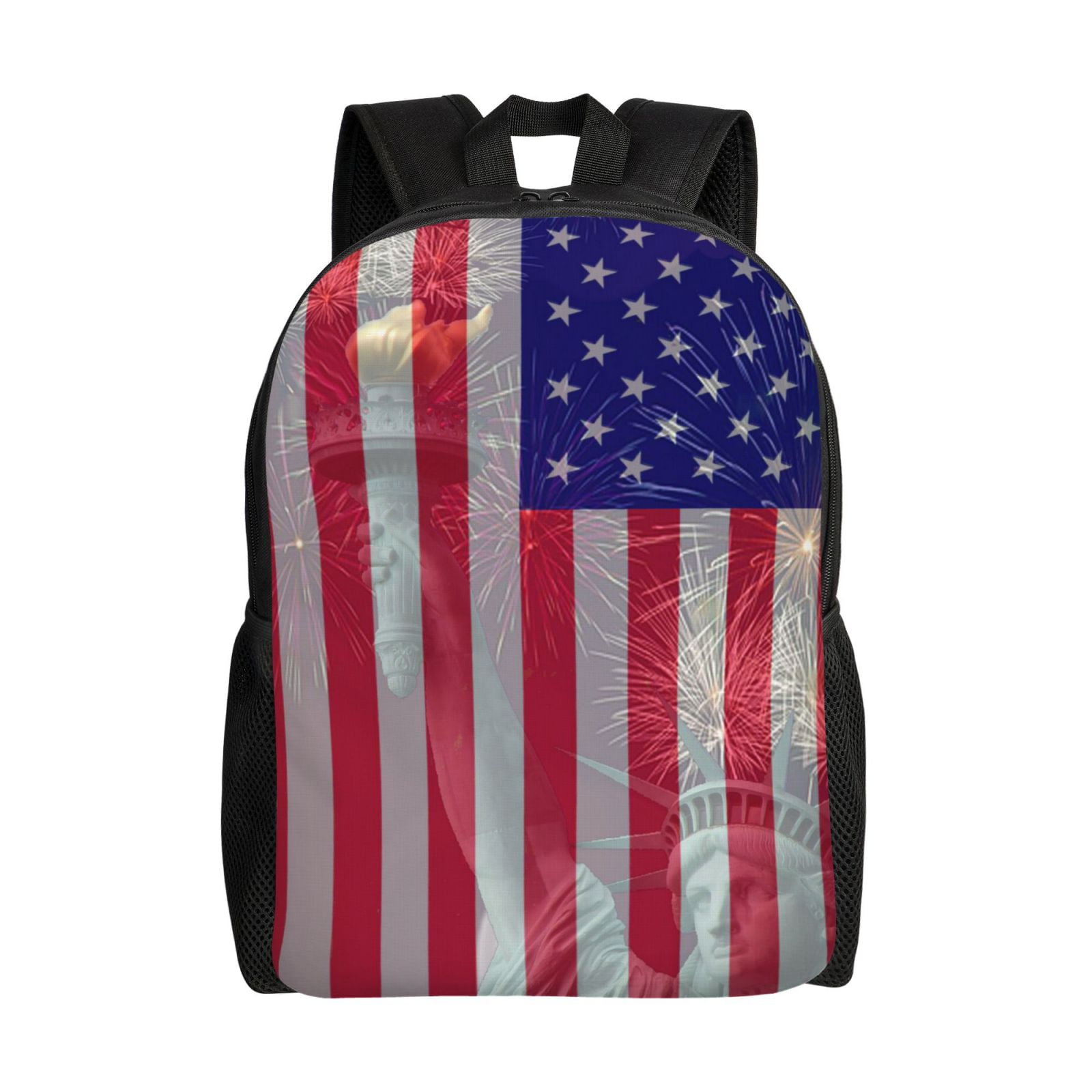ZNDUO Travel Backpack, Liberty American Flag Pattern Backpack for ...