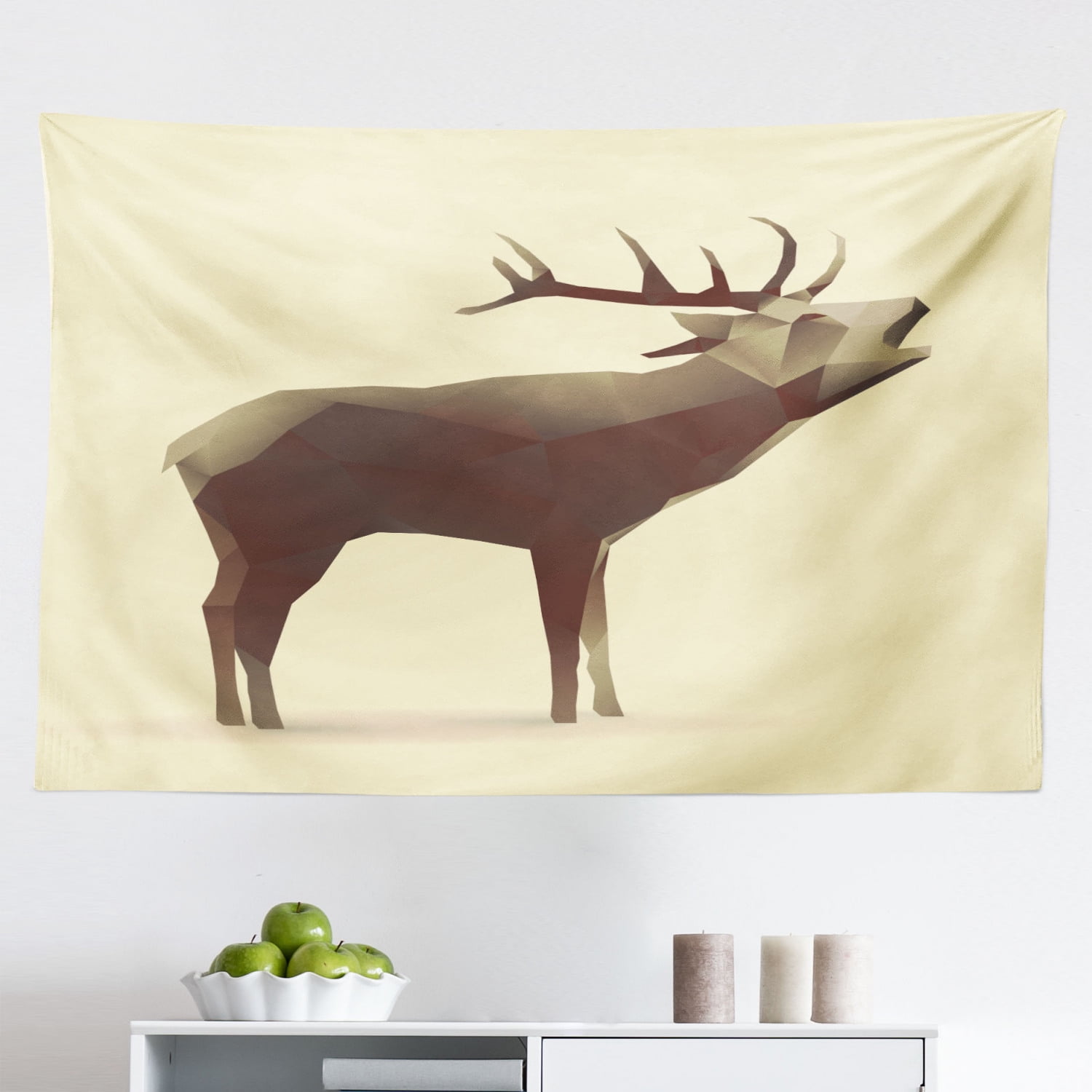 Polygons Tapestry, Continuous Geometric Simple Hexagons and Squares ...