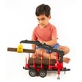Bruder, Forestry Trailer with Crane, 02252, Logs included - Walmart.com