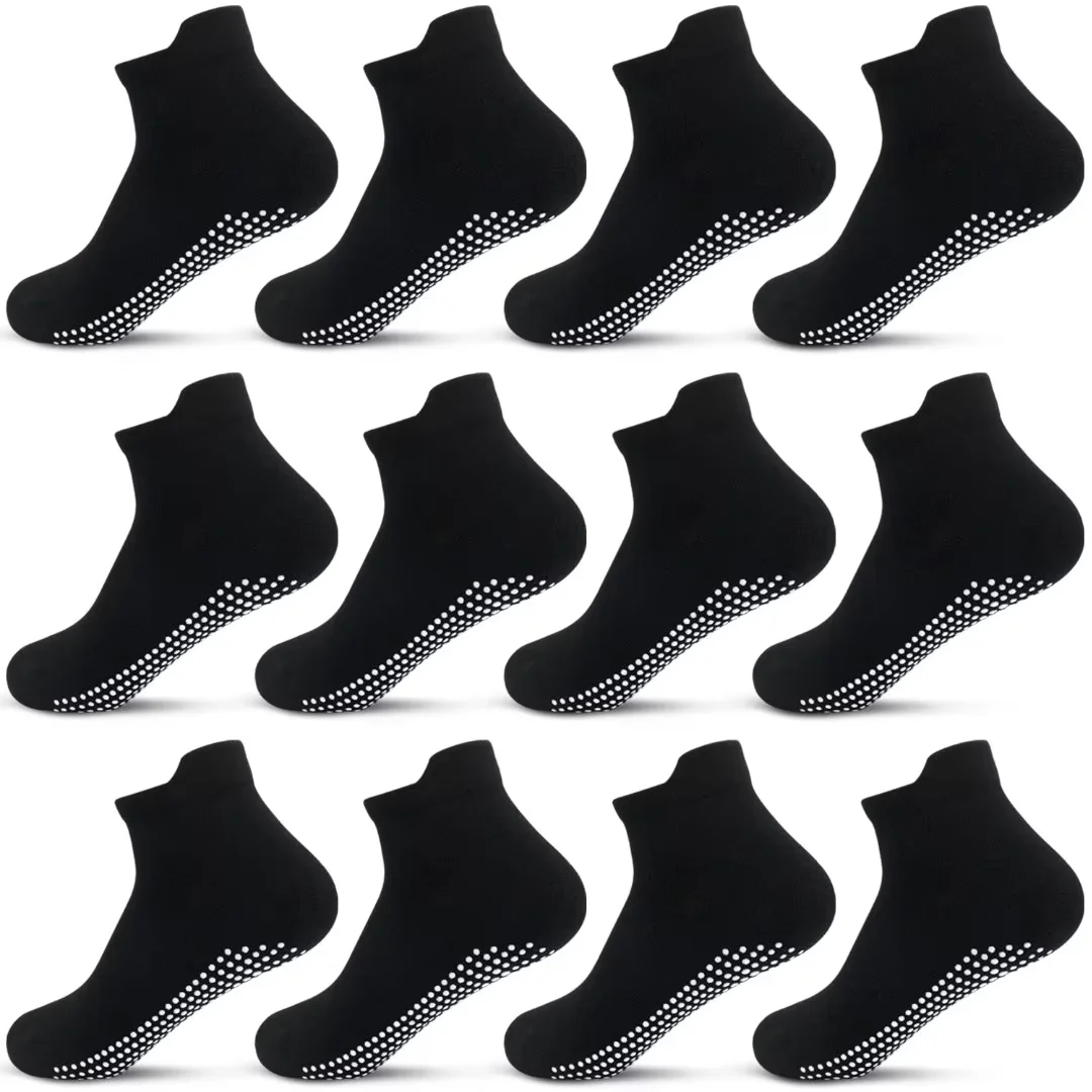 Toddler Non Slip Ankle Socks 12 Pairs with Non Skid Grip Socks for 1-7T ...