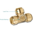 Shower and Tub Connection Kit, Push To Connect Brass Plumbing Fittings ...
