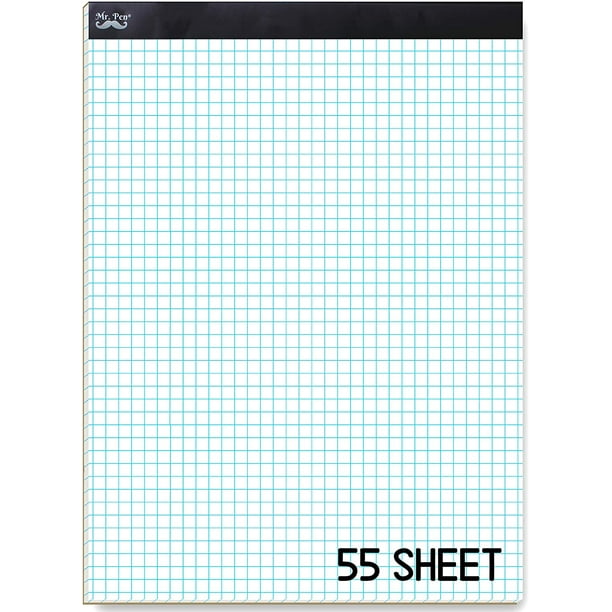Mr. Pen Graph Paper, 5x5 (5 Squares per inch), 11"x8.5" Engineering ...