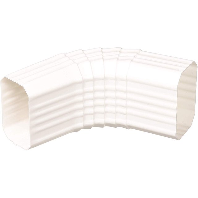 Genova Products AW201A A-Style Downspout Elbow, Vinyl, White - Walmart.com