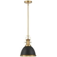 Possini Euro Design Black Burnished Brass Mini Pendant Light 9 3/4 ...