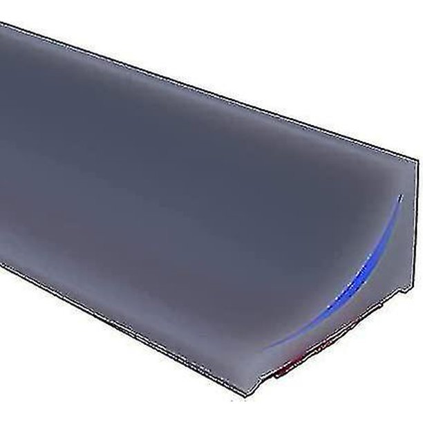 2m Silicone Shower Threshold Water Dam Wet Room Floor Barrier, Shower ...