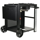 Loco Cookers Outdoor Double Burner Propane Fry Cart with Deep Fryer and ...