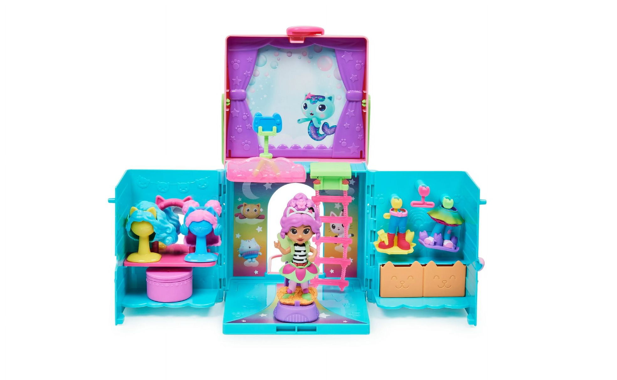 Gabby’s Dollhouse, Rainbow Closet Portable Playset Bermuda | Ubuy