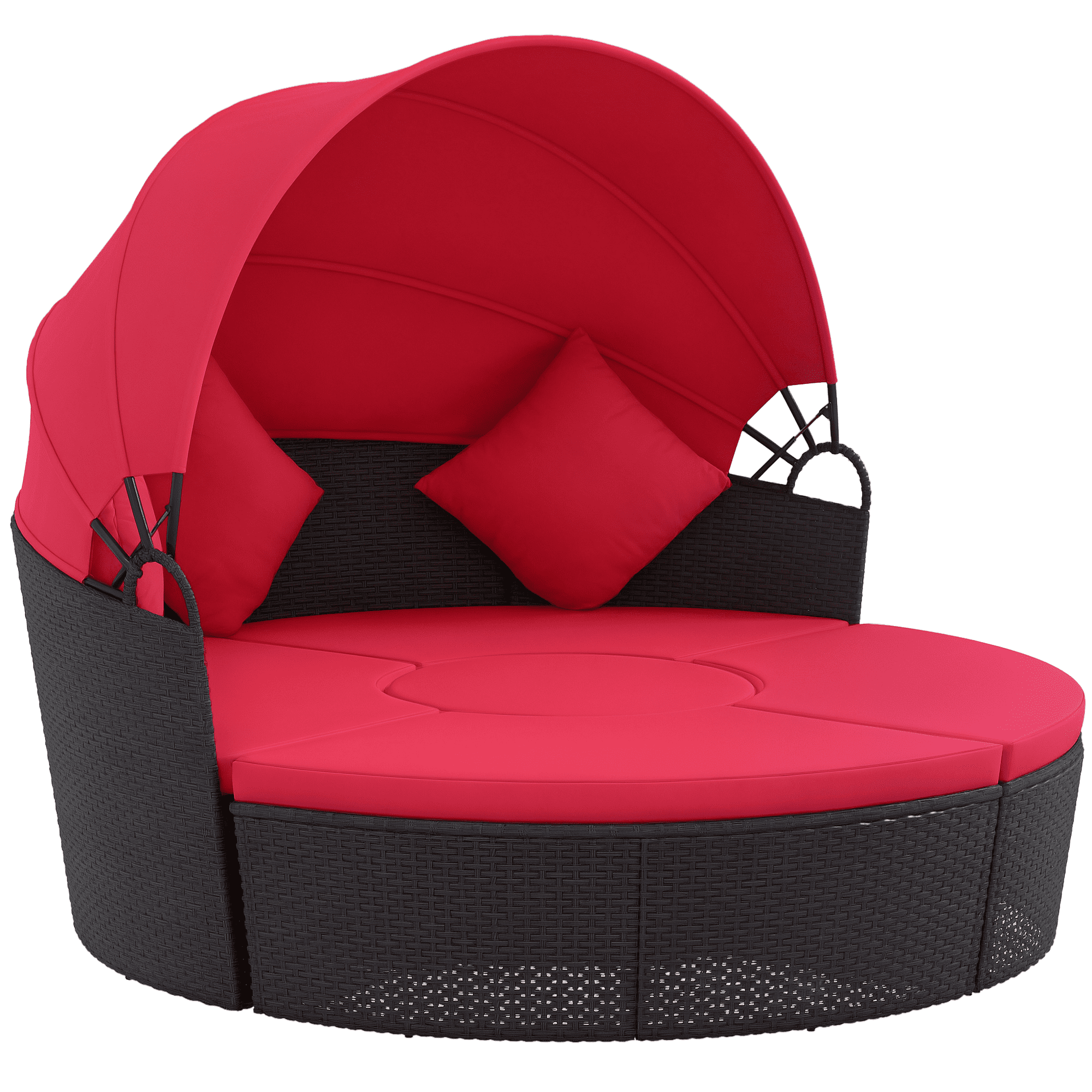 Click here for Outsunny Patio Lounge Chair With Cushioned Round S... prices