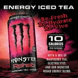 (24 Cans) Monster Rehab Raspberry, Tea + Energy, 16 fl oz - Walmart.com
