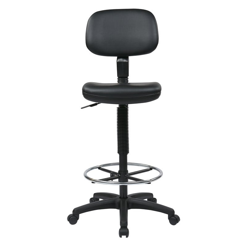 Scranton & Co Sculptured Seat and Back Vinyl Drafting Chair - Walmart.com