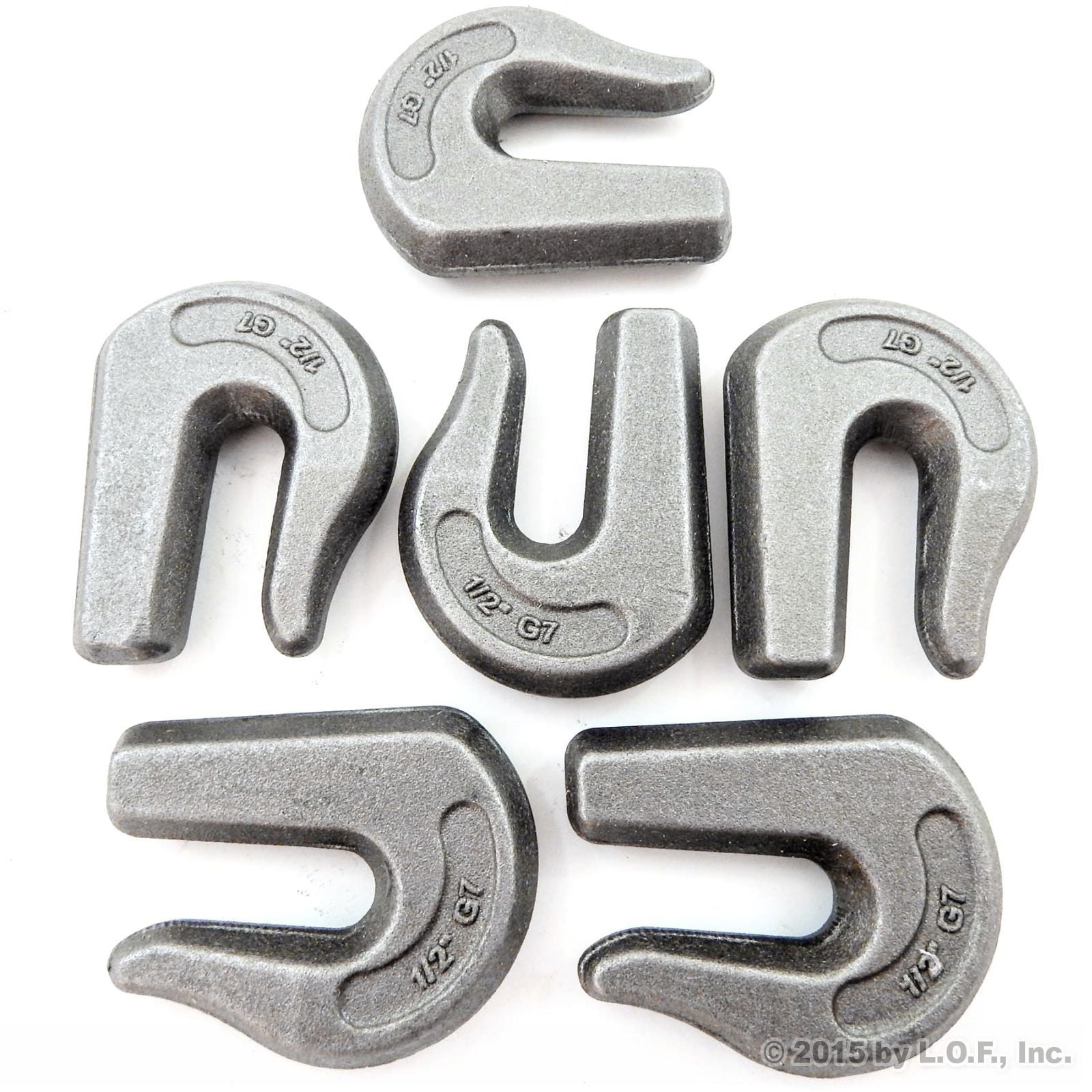 Red Hound Auto 6 Forged 1/2 Inches Weld on Grab Chain Hooks - Grade 70 ...