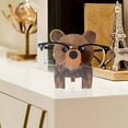 Desktop Ornament Wooden Animal Glasses Storage Display Rack Unique ...