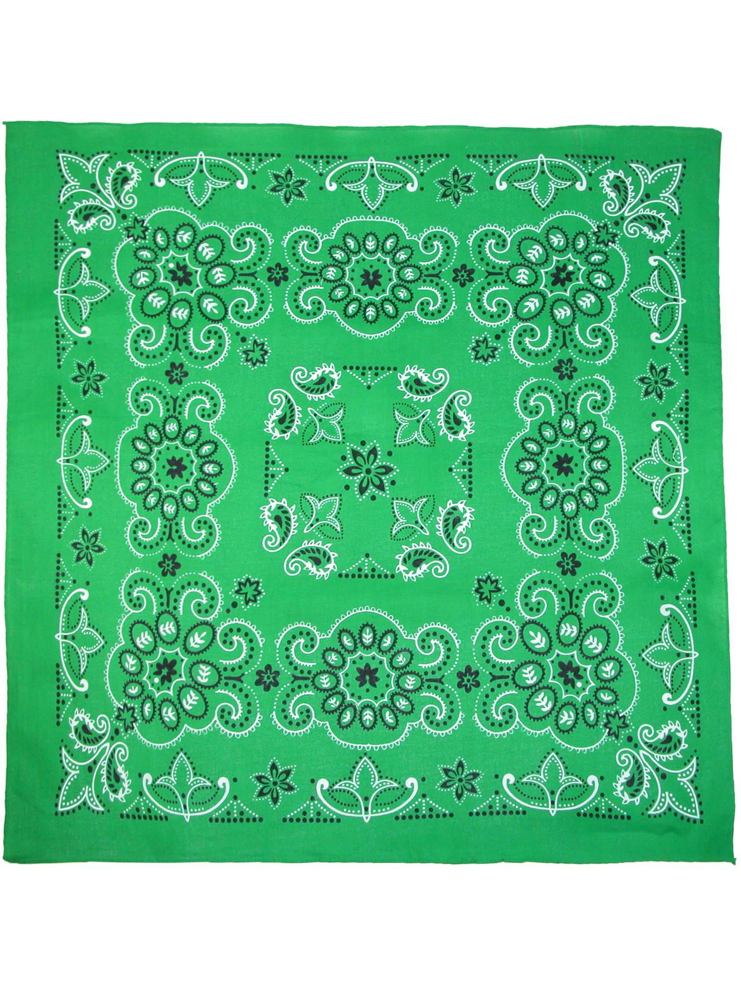 CTM 27 Inch Extra Large Cotton Texas Paisley Bandana - Walmart.com
