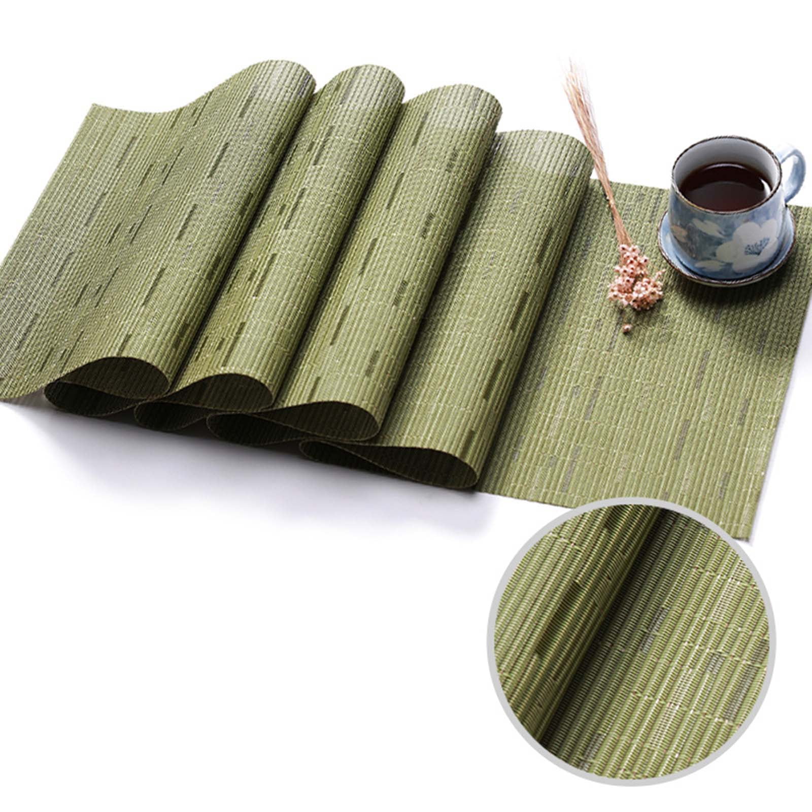 PersonalhomeD PVC woven dining table European and American table runner ...