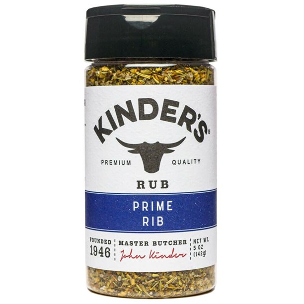 Kinder's Prime Rib Rub for Beef Pork Lamb Wild Game Seasoning 5 Oz Bottle - Walmart.com