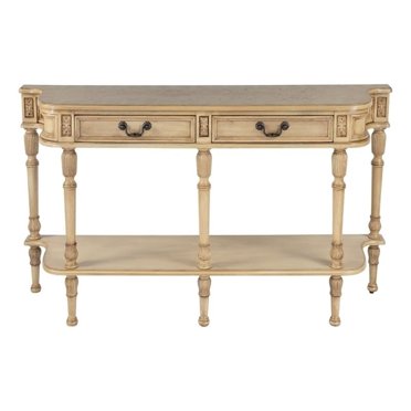 Butler Specialty Company Amelle Raffia Console Table In Beige - Walmart.com