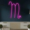 Glowneon Scorpio Horoscope Neon Sign, Capricorn Astrology Led Light ...