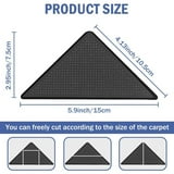 Fixdono Reusable Rug Grippers 16 Pcs for Hardwood, Tile, and Carpet ...