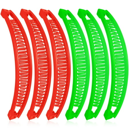 6 Pieces Clincher Combs Banana Combs Banana Clip Grip Comb Fishtail ...