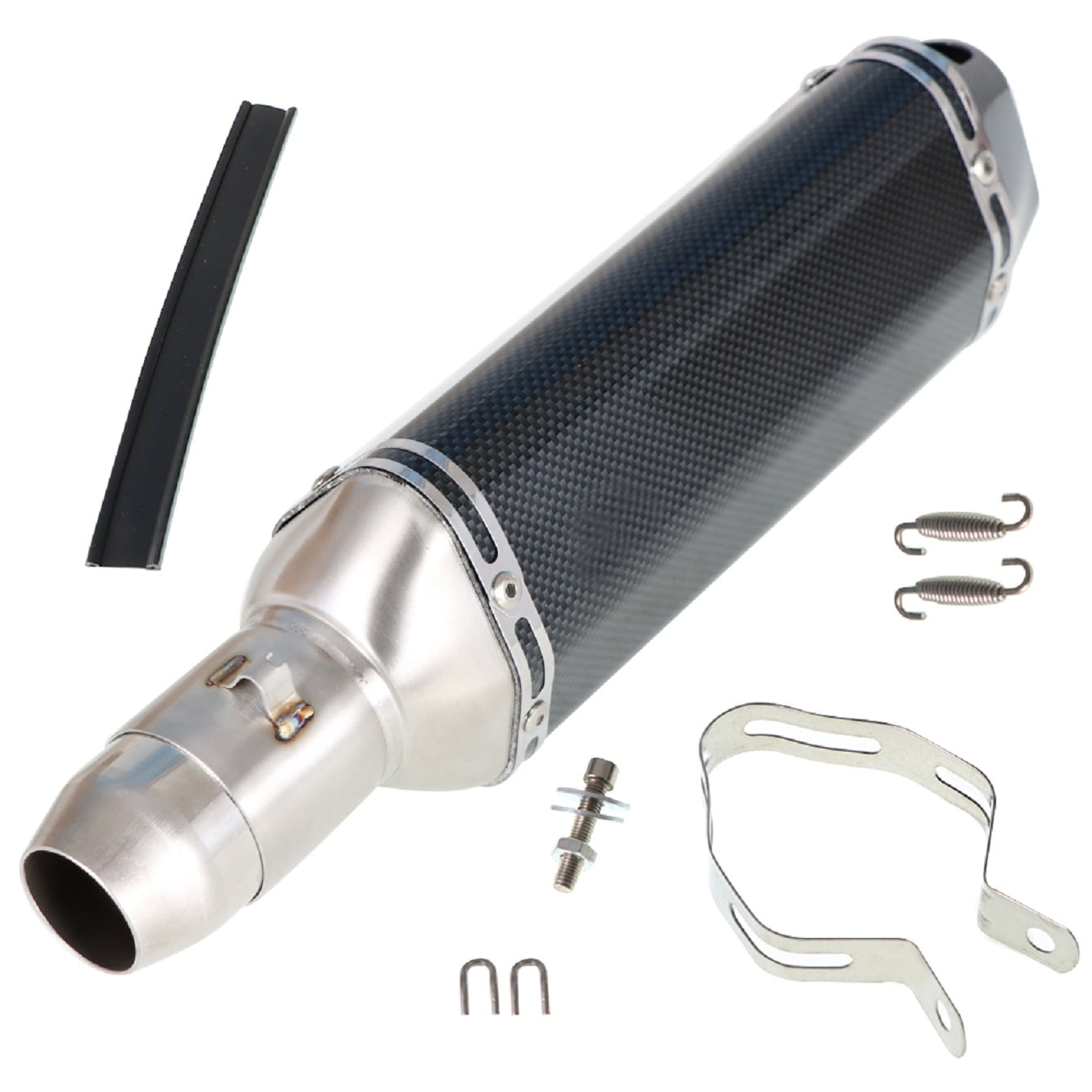 Exhaust Muffler Pipe System Universal Slip-on Fits for Motorcycle ATV ...