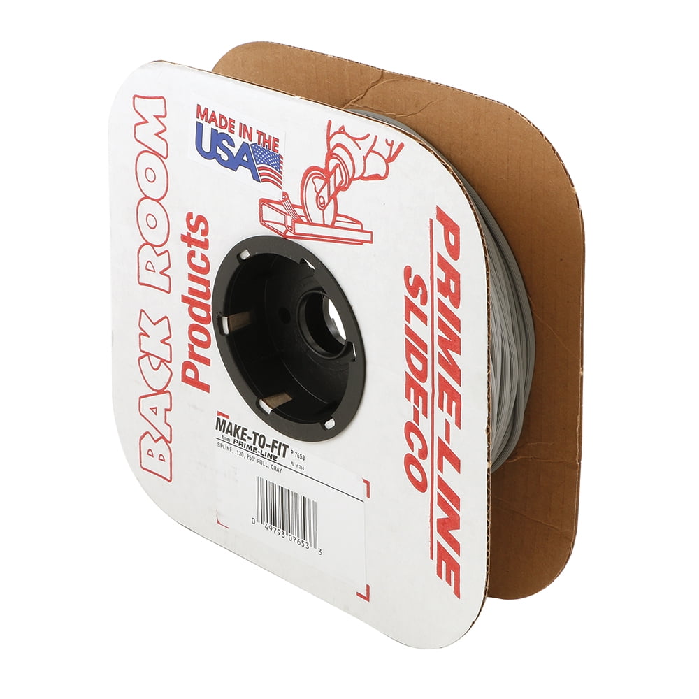 Screen Retainer Spline, 0.130 in., 250 ft. Roll, Gray - Walmart.com