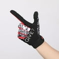 Breathable Motorcycle Gloves Full Finger Design Light Weight Polyester ...