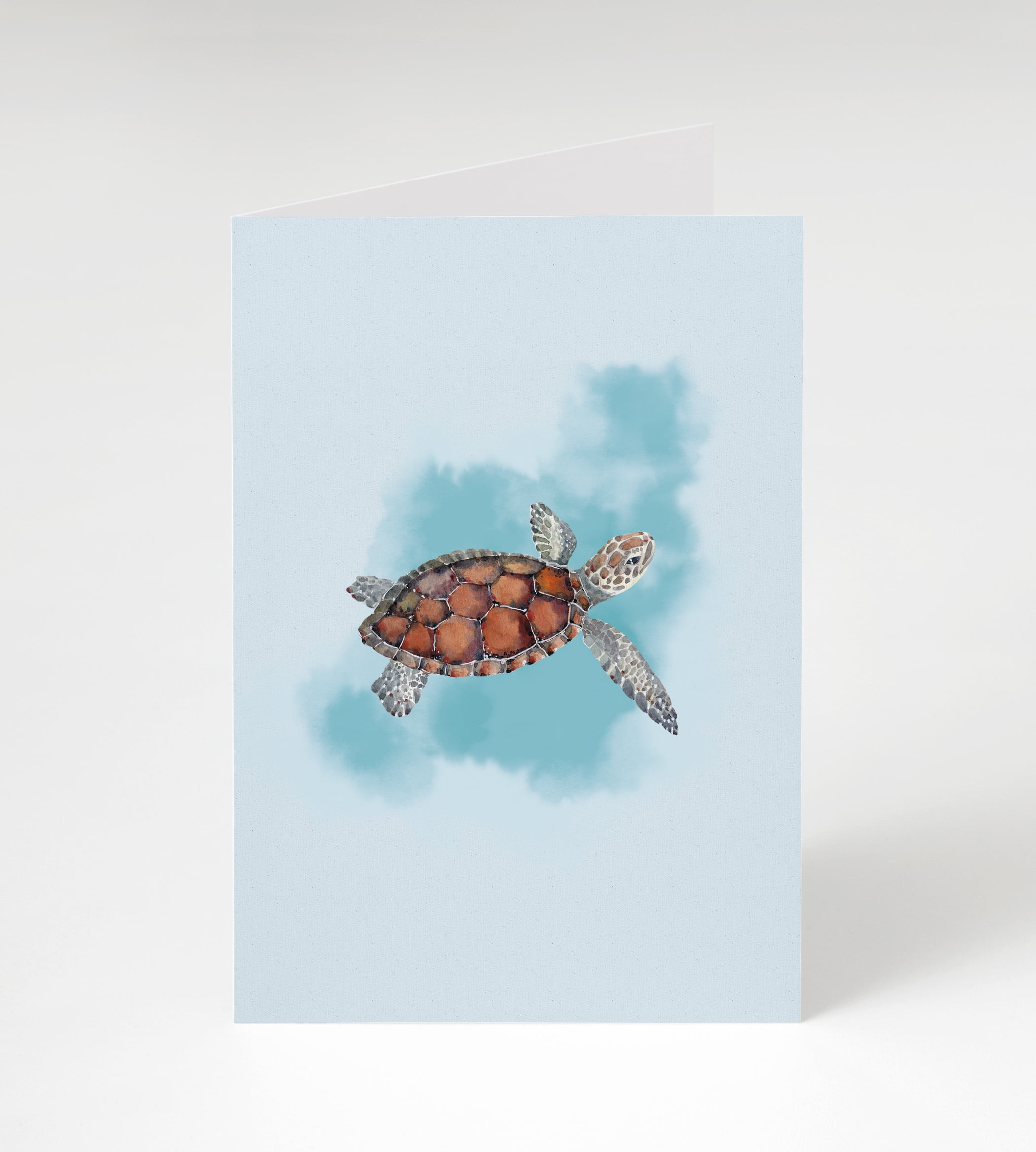 Sea Turtle Ocean Animal Notecards with Coordinating Envelopes (24 Count ...