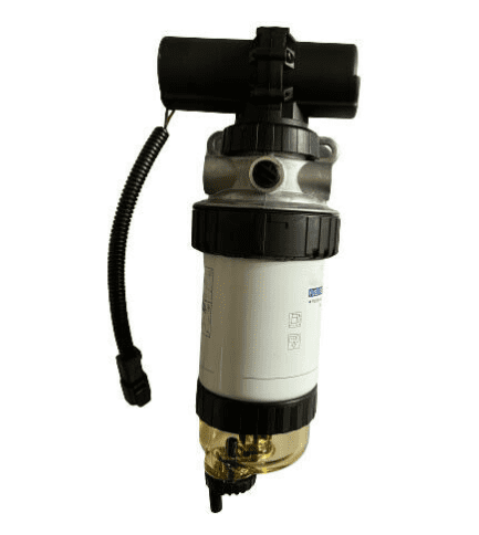 iFJF New Fuel Pump Fuel Filter Assembly For JCB Engine CAT 422E 428D ...