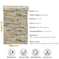 VEELIKE Brick Wallpaper Peel and Stick 15.7x118 in 3D Textured Faux ...