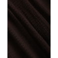 Coffee Solid Color Cinching Waist Fitted Knit A-Line Maxi Dress With ...