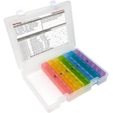 Pill Thing 7-Day Weekly Pill Box Organizer Case, Secure Small Travel ...