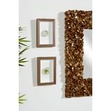 Decmode Boho Style Green & White Crystal Geode Shadow Box Wall Décor in ...