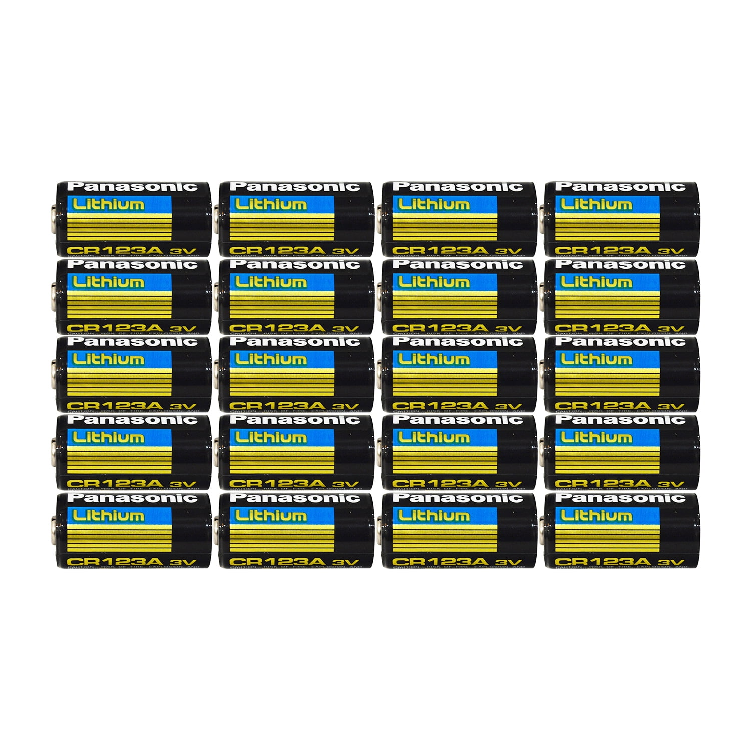 Panasonic CR123A 3V Long Lasting Lithium Batteries - Walmart.com